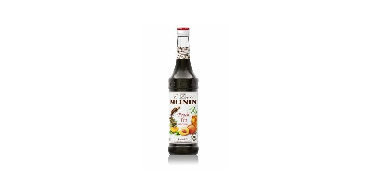 Monin syrop Peach Tea - koncentrat brzoskwiniowy Ice Tea 0,7 l 908110 ...