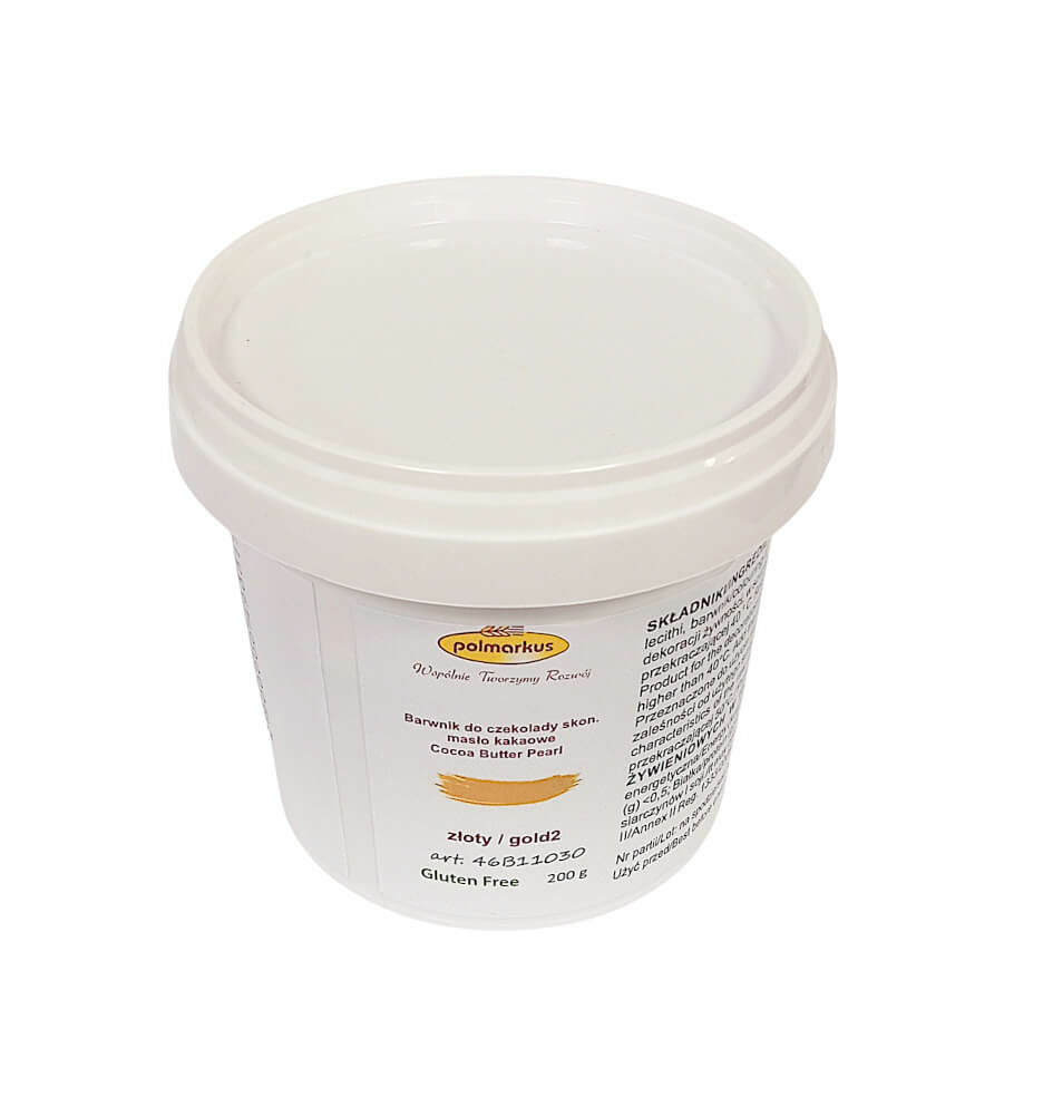 Barwnik do czekolady złoty skoncentrowane masło kakaowe 200 g - Sklep ...