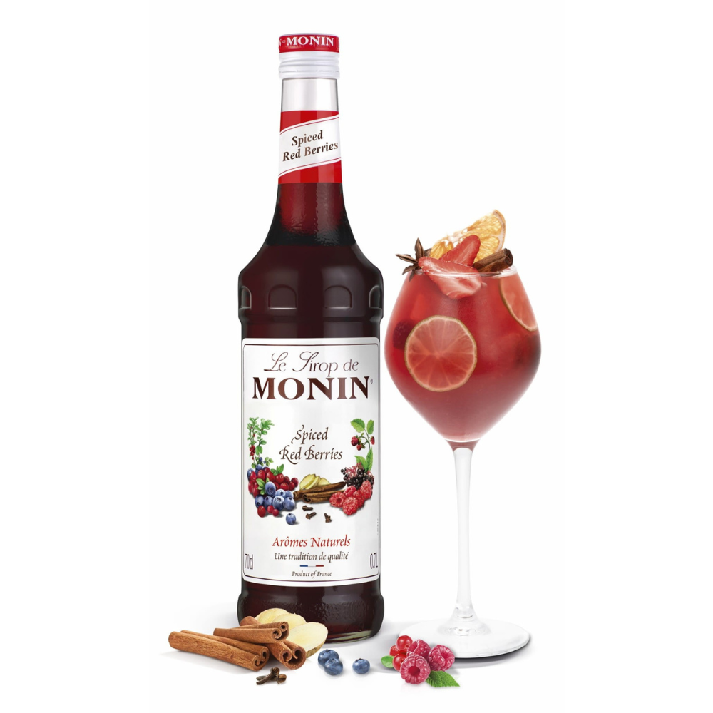 Monin syrop Pikantne Owoce Leśne RED BERRIES 0,7 l - Sklep Polmarkus