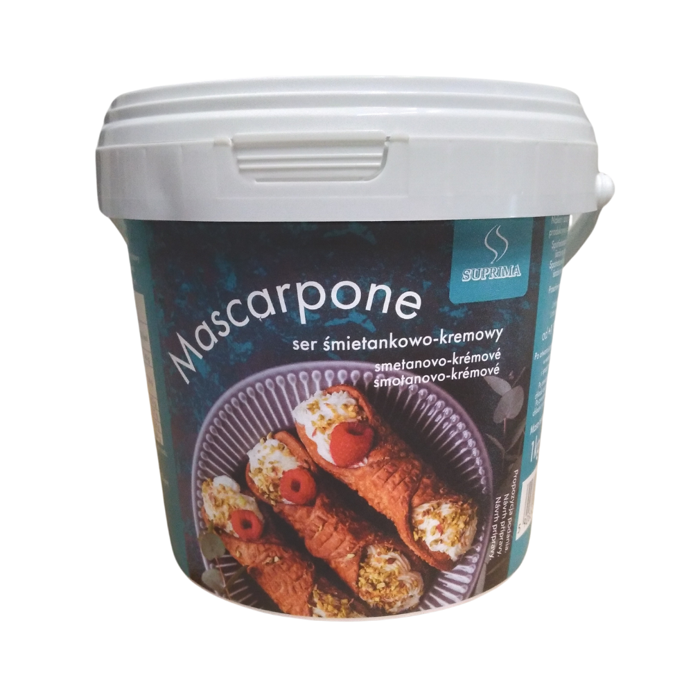 Mascarpone ser śmietankowo-kremowy 1 kg - Sklep Polmarkus
