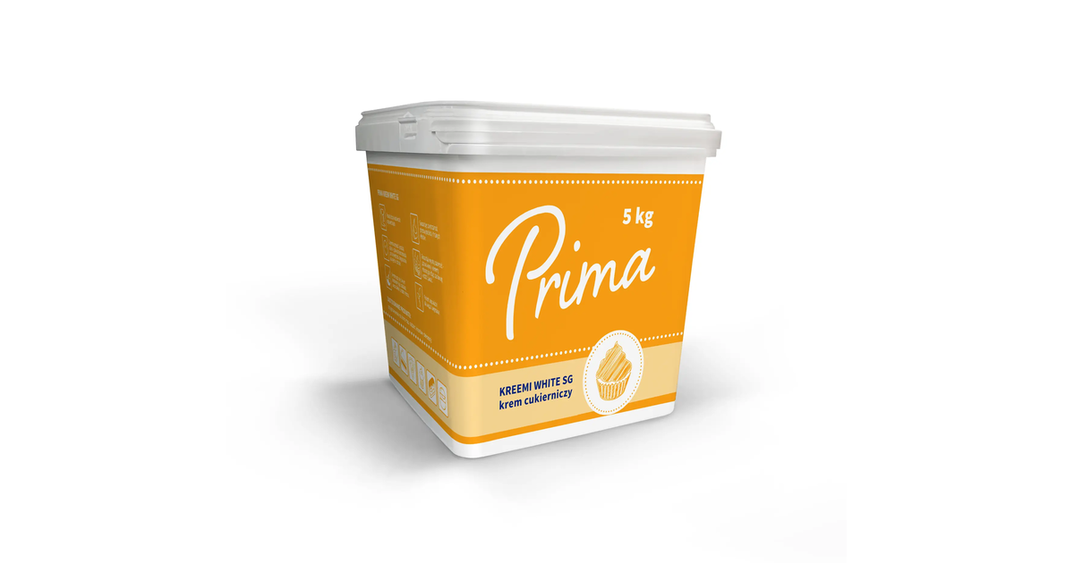 Krem cukierniczy Prima Kreemi White 5 kg - Sklep Polmarkus