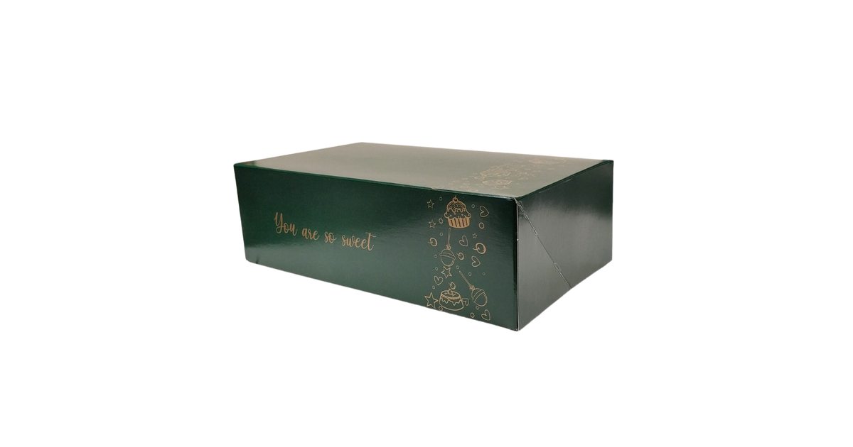 Pudełko na ciasto zielone 25x15x8 YOU ARE SWEET opak. 50 szt - Sklep ...