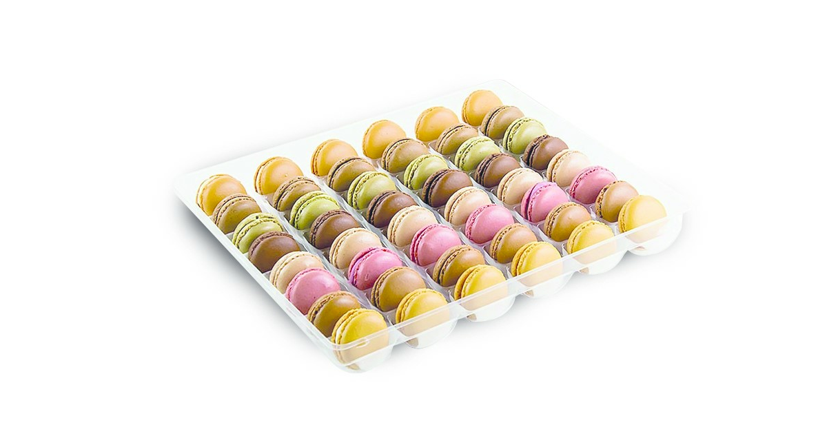 Mrożone makaroniki francuskie masło orzechowe niebieskie śr.45 mm ...