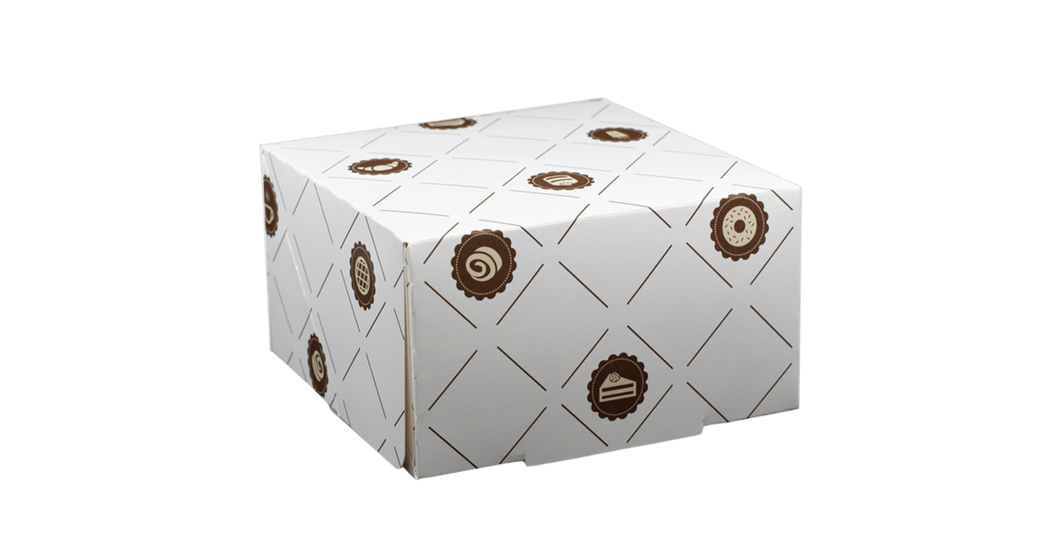 Pudełko na ciasto rozeta 31x22x8 cm opak.120 szt. - Sklep Polmarkus