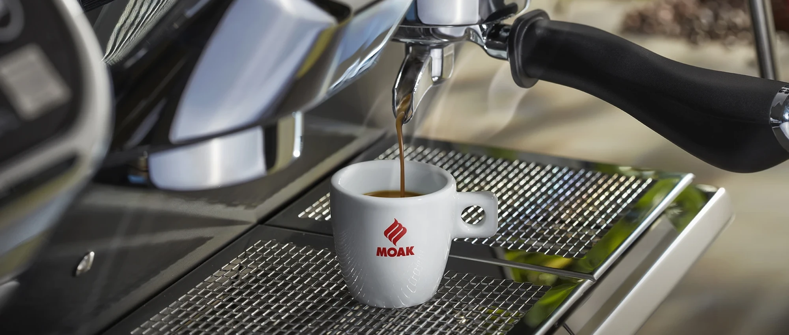 Włoska kawa ziarnista MOAK Stella 80% Arabica, 20% Robusta, cytrusowy posmak z nutą wanilii 1 kg ...