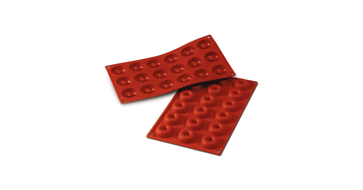 Forma silikonowa SF010 SMALL SAVARIN mini oponki śr. 41 mm H 12 mm - Sklep Polmarkus