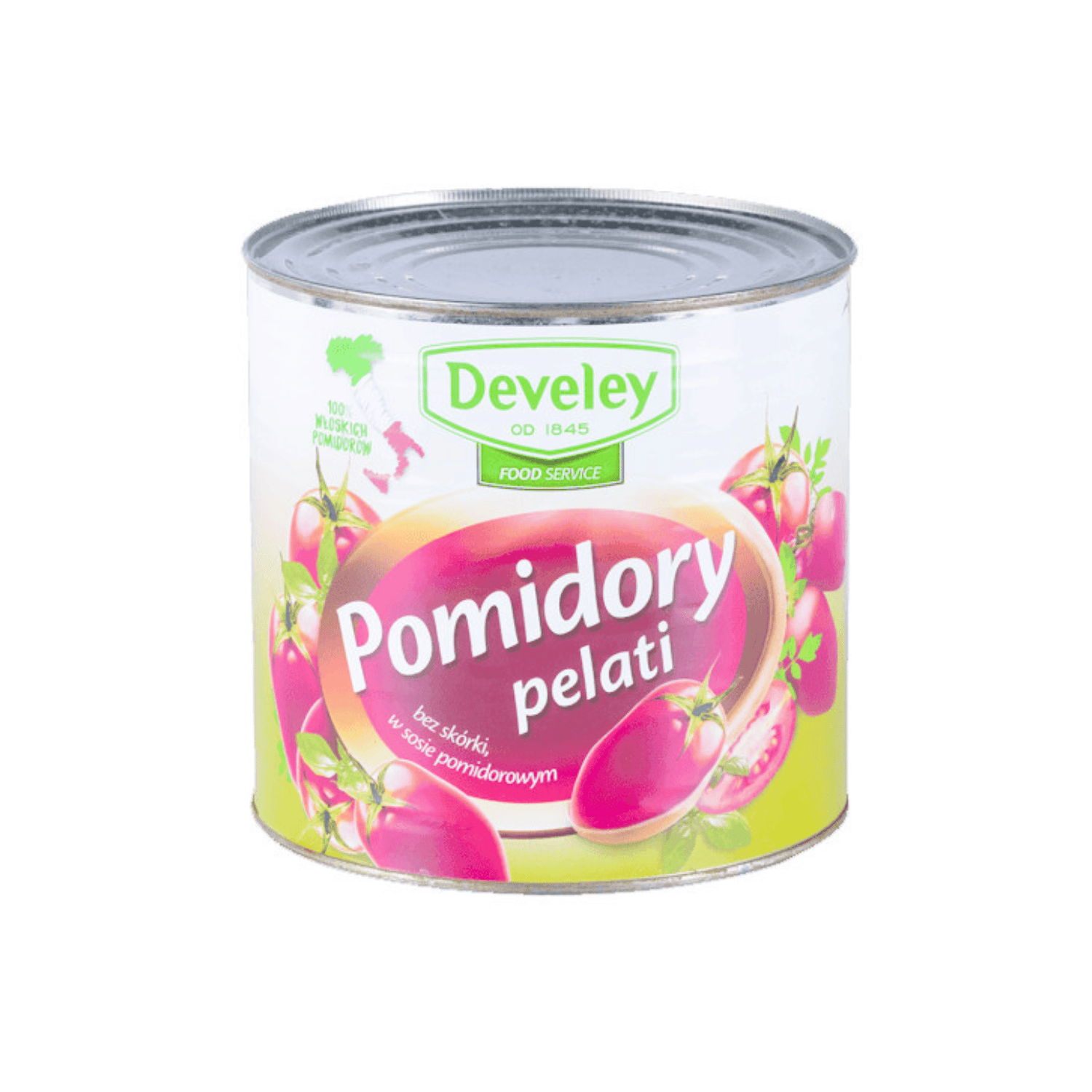 Pomidory Pelati bez skórki puszka 2,55 kg - Sklep Polmarkus