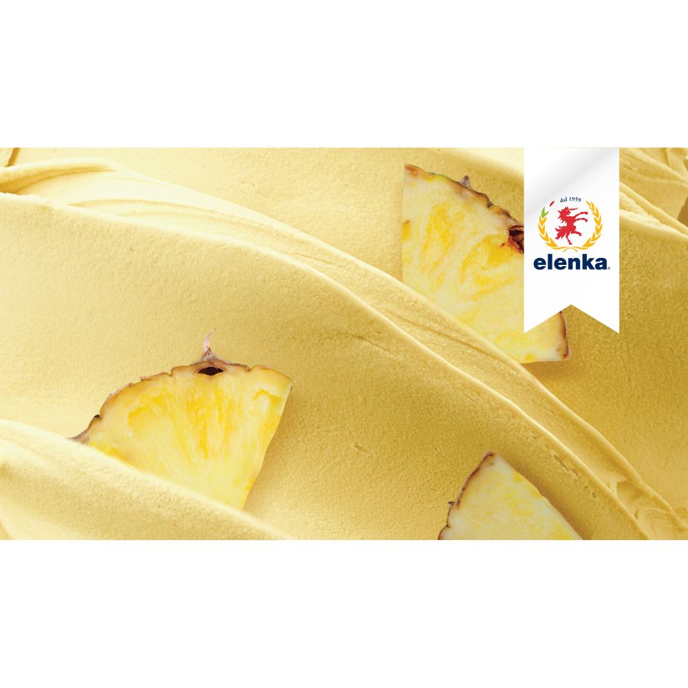 Pasta owocowa do lodów o smaku ananasowym 3 kg - Sklep Polmarkus