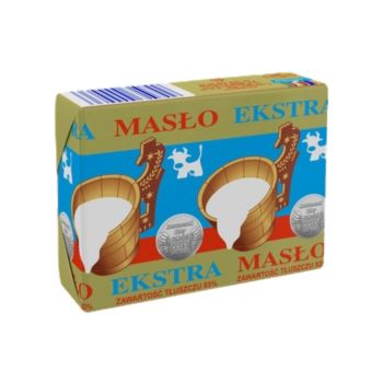 Masło extra 83% kostka 200 g karton 10 kg - Sklep Polmarkus