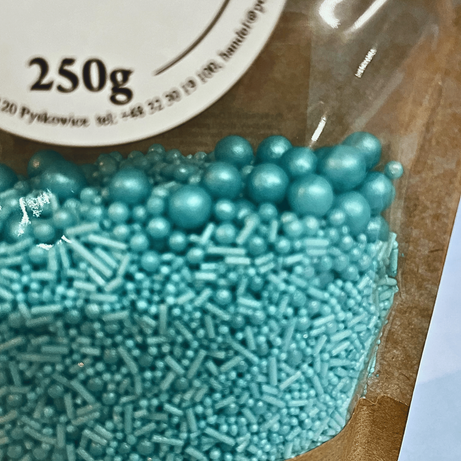 Posypka cukrowa Turkus Water 250 g - Sklep Polmarkus